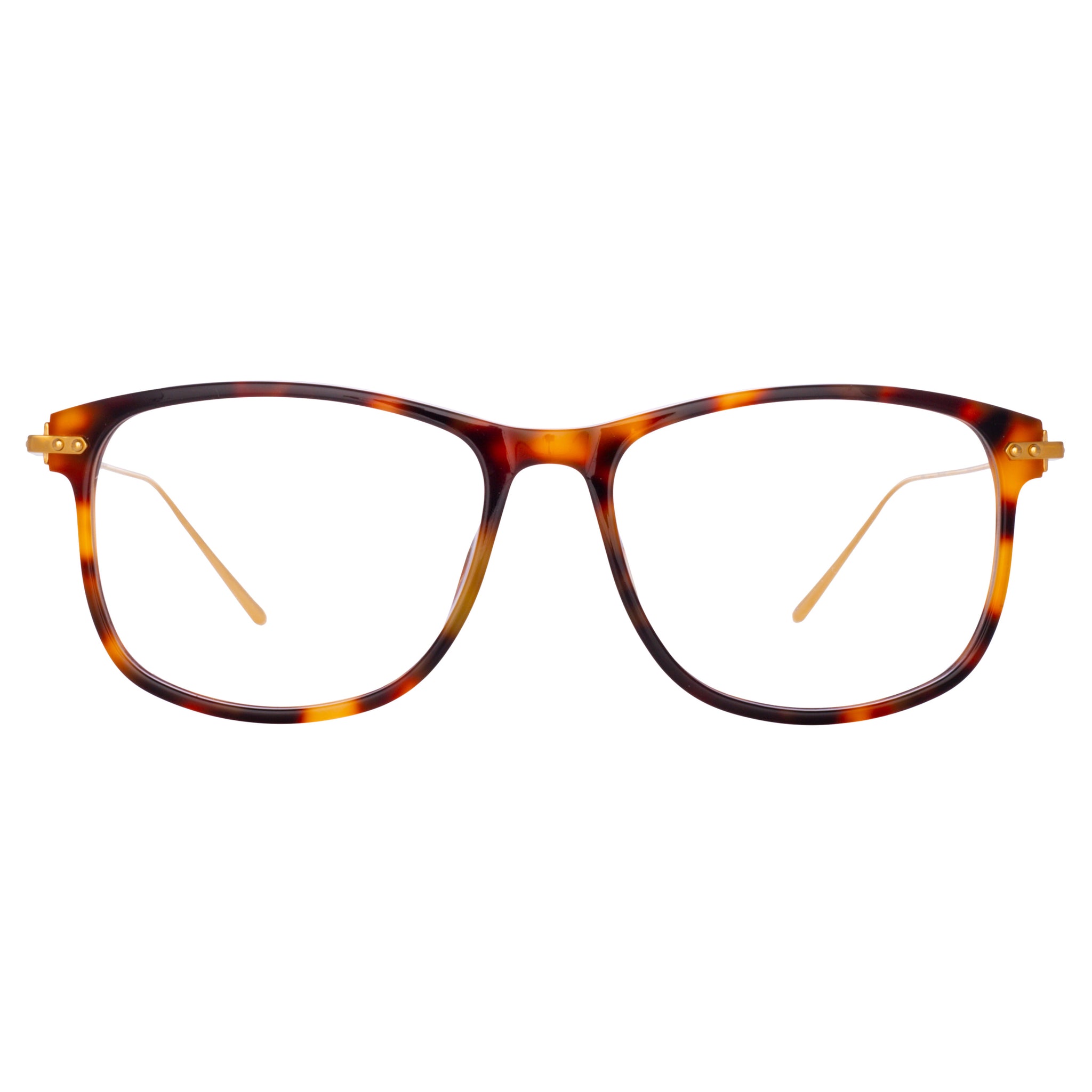 Finial Optical D-Frame in Tortoiseshell by LINDA FARROW
