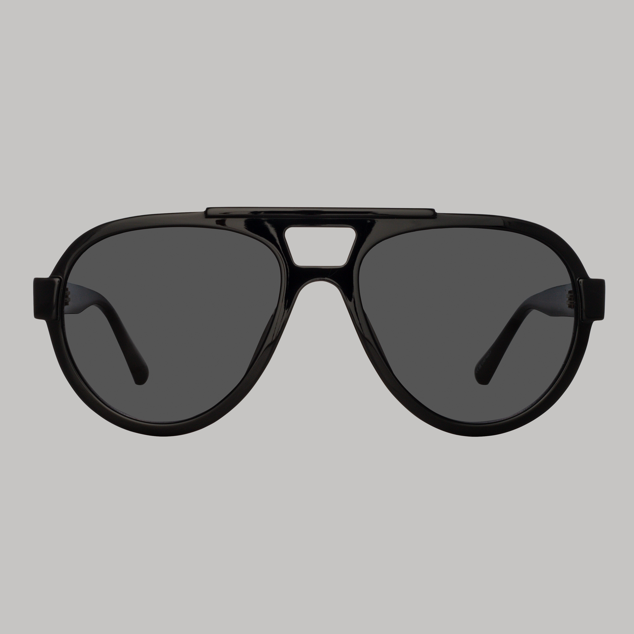 The Attico Jurgen Aviator Sunglasses in Black | Linda Farrow Official Sun…