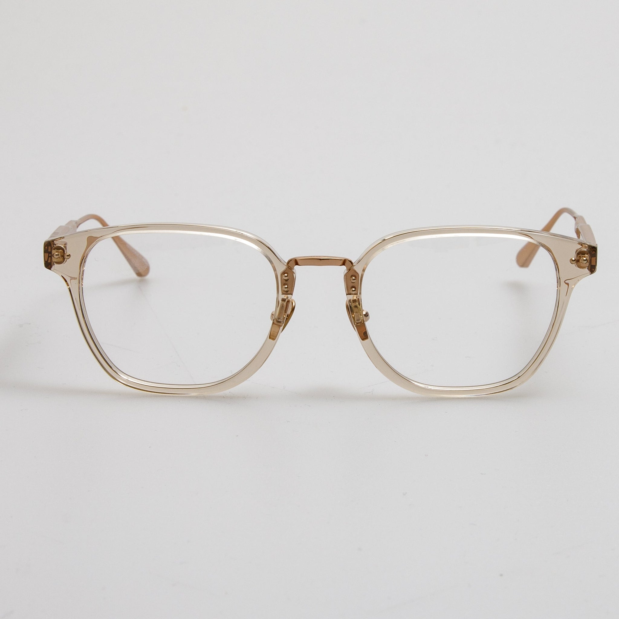 Jeffrey Optical Frame in Ash by LINDA FARROW